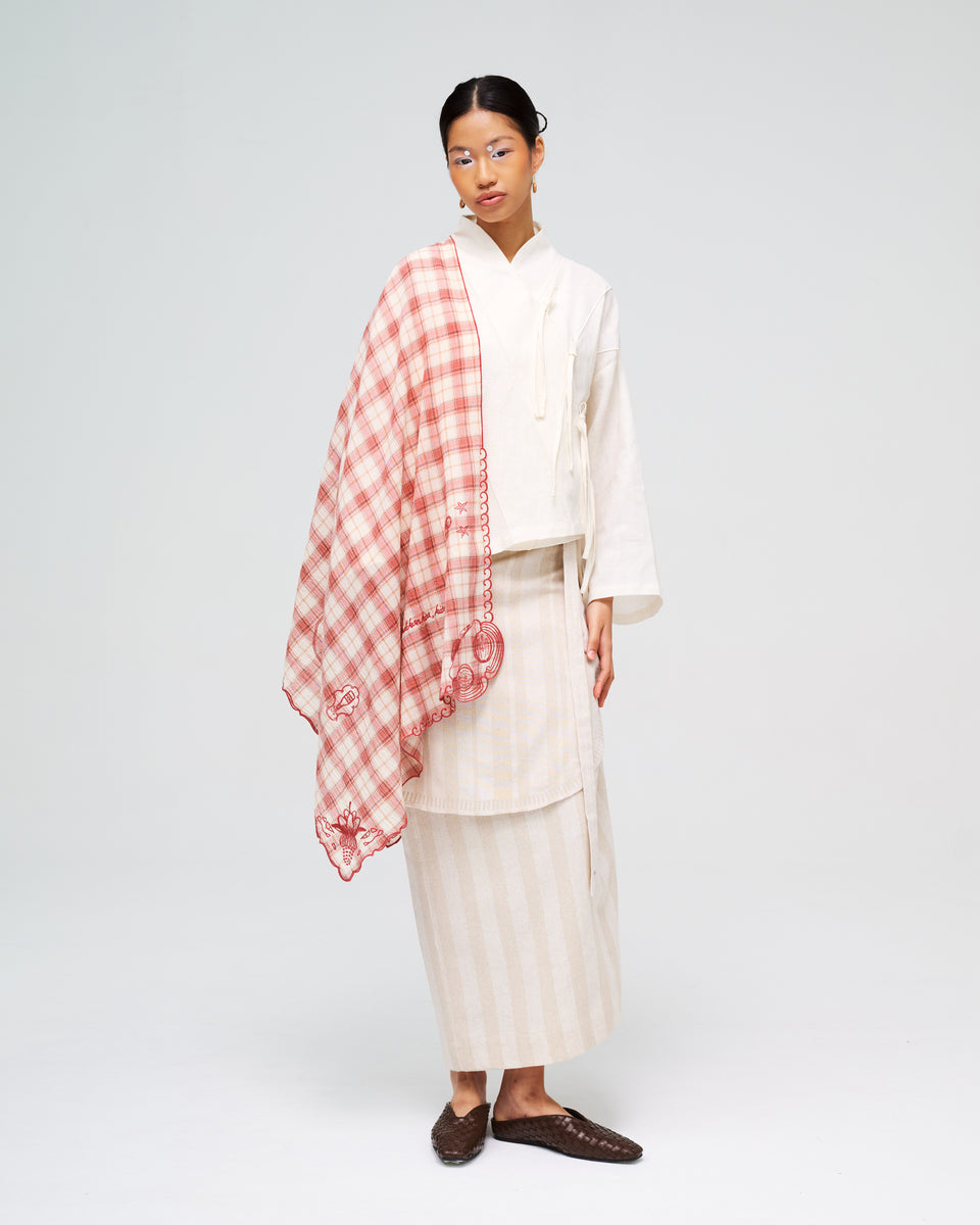 Women: Long Saprah Shawl (Sambal) – ANAABU.CO